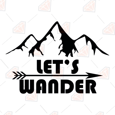 Let's Wander SVG, Camp Life SVG | PremiumSVG