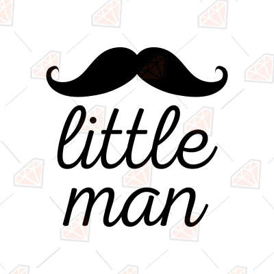 Little Man SVG, Cute Baby Boy Cut File | PremiumSVG