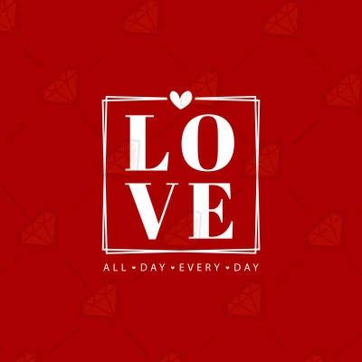Love All Day Every Day SVG, Love SVG PNG | PremiumSVG