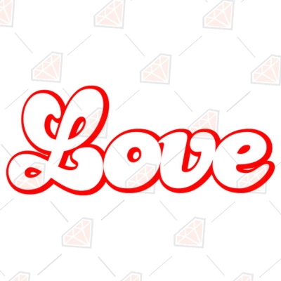 Love SVG, Retro Love SVG Instant Download | PremiumSVG