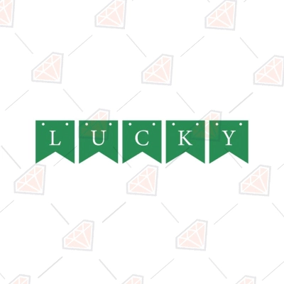 Lucky Banner SVG, St Patrick's Banner SVG | PremiumSVG
