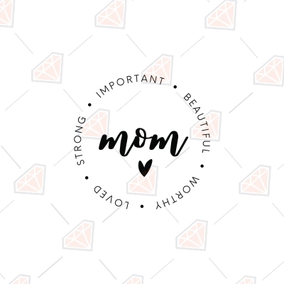 Mom Life SVG, Strong Mom SVG | PremiumSVG