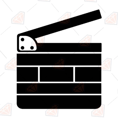 Movie Clapboard SVG, Clapper Board SVG Cut Files | PremiumSVG