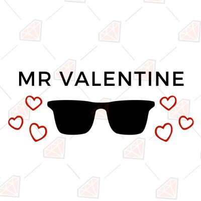 Mr Valentine SVG Cut File | PremiumSVG