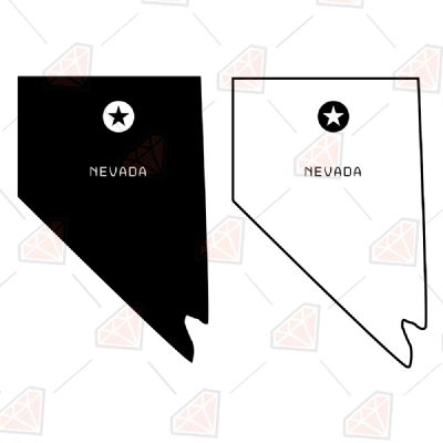 Nevada Maps Svg Vector | PremiumSVG
