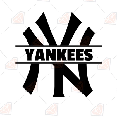 New York Yankees Monogram SVG Cut File | PremiumSVG