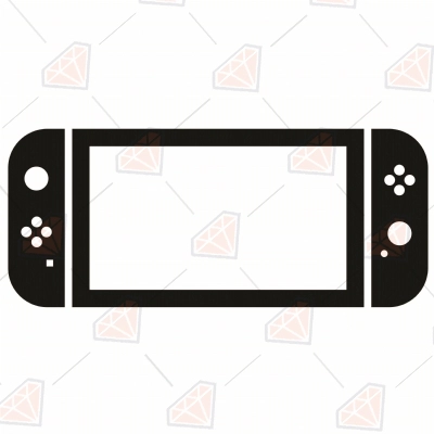 Switch Controller SVG Cut Files | PremiumSVG