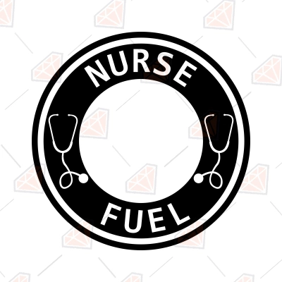Nurse Fuel Circle SVG, Medical SVG Digital Design | PremiumSVG