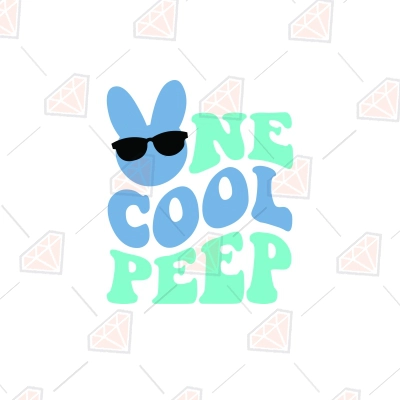 One Cool Peep SVG, Boys Easter SVG | PremiumSVG
