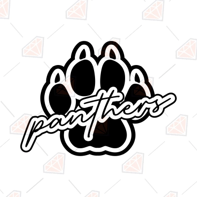 Panthers Paw SVG, Panther SVG File for Cricut Shirt | PremiumSVG