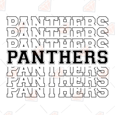 Panthers SVG Cut File, Panthers Instant Download | PremiumSVG