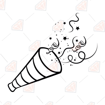 Party Confetti SVG Cut Files, Confetti Birthday SVG | PremiumSVG