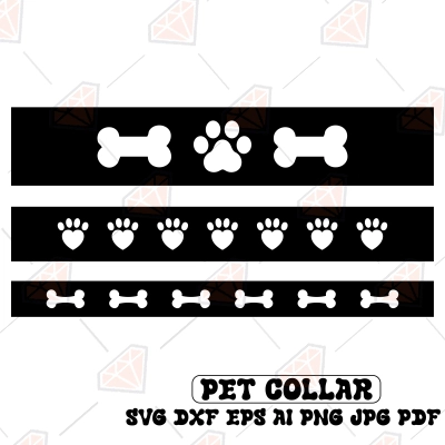 Pet Collars SVG, Dog Collar SVG Cut Files | PremiumSVG