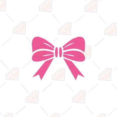 Pink Bow SVG | PremiumSVG