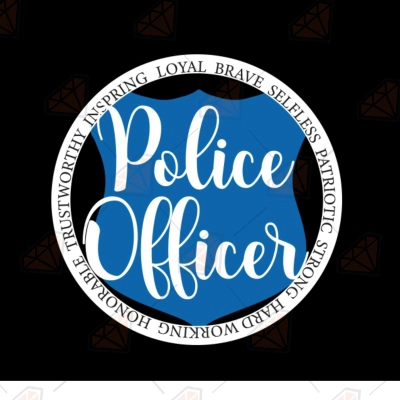 Police Officer SVG Cut File | PremiumSVG