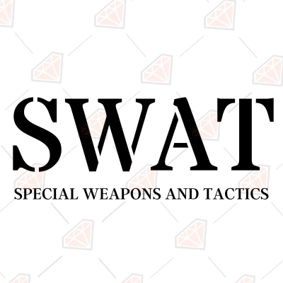 Police Swat Special Weapons and Tactics SVG | PremiumSVG