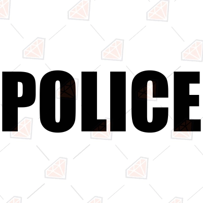 Police Vector Logo SVG, Police SVG File | PremiumSVG