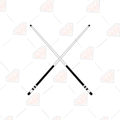 Cue Sticks SVG, Billiards Pool SVG | PremiumSVG