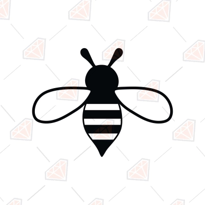Free Bee SVG, Free Bee Cut and Clipart File | PremiumSVG