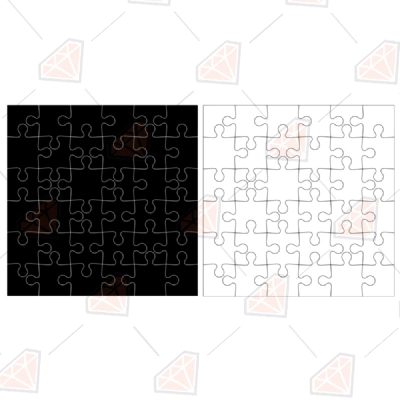 Puzzle SVG | Puzzle Template SVG | PremiumSVG