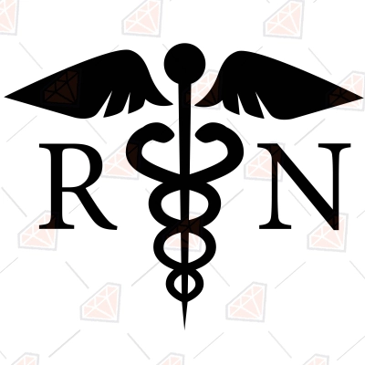 R&N Medical Symbol SVG, Registered Nurse SVG | PremiumSVG
