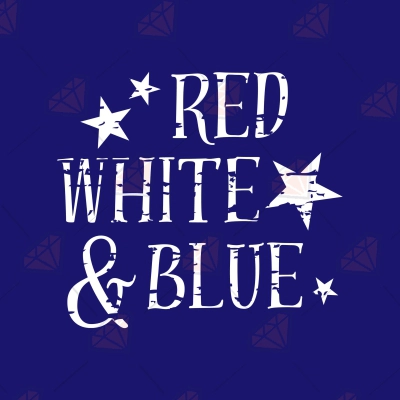 Red White Blue SVG Cut File, 4th of July SVG | PremiumSVG