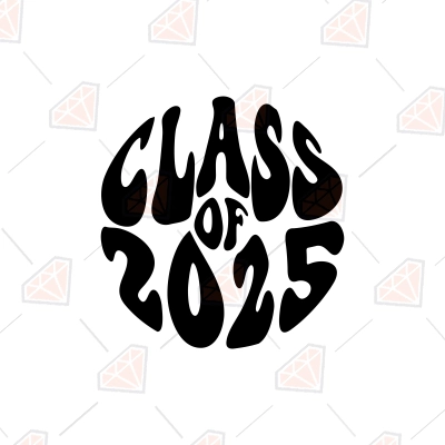Retro Class of 2025 SVG, Graduation SVG | PremiumSVG