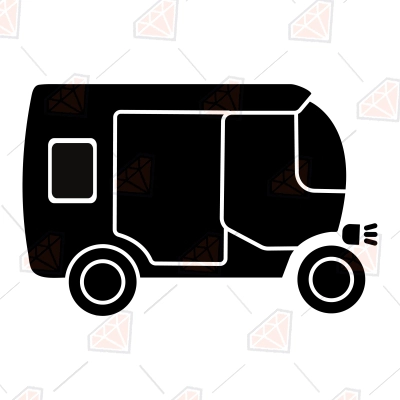 Rickshaw SVG Vector, Clipart File | PremiumSVG