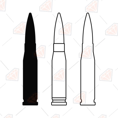 Riffle Bullets SVG, Vector, and Cut Files | PremiumSVG