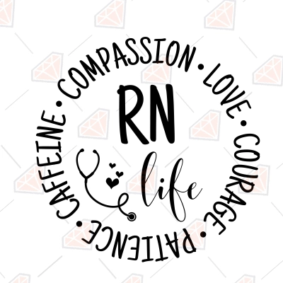 RN Life SVG, Nurse Life SVG Instant Download | PremiumSVG
