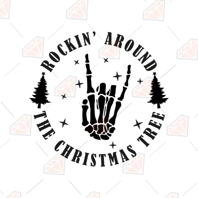 Rockin' Around The Christmas Tree SVG | PremiumSVG