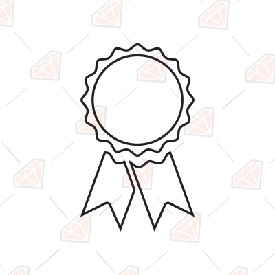 Rosette Outline SVG, Rosette Icon SVG Vector Files | PremiumSVG