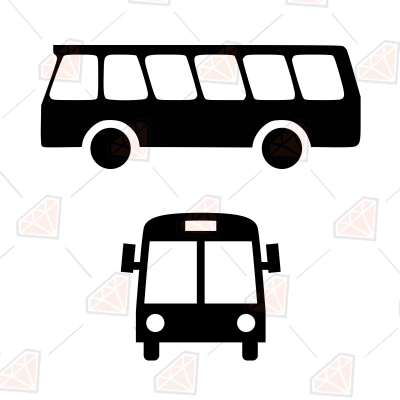 School Bus SVG Cut File & Clipart | PremiumSVG