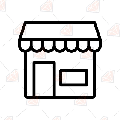 Shop Icon SVG, Store Icon Vector | PremiumSVG