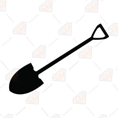 Shovel SVG, Snow Shovel Silhouette Vector Files | PremiumSVG