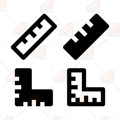 Simple Ruler SVG and Clipart Files | PremiumSVG