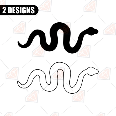 Snake SVG For Cricut, Snake Outline SVG | PremiumSVG