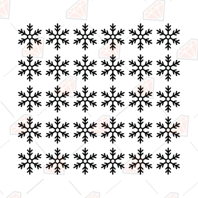 Snowflake Pattern SVG, Snowflakes SVG | PremiumSVG
