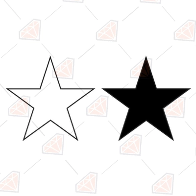 Star Outline Vector Star Patterns And Templates (Stencils And Clip Art