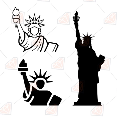 Statue of Liberty SVG Cut File | PremiumSVG