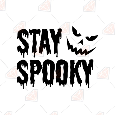 Stay Spooky SVG Pumpkin Face, Stay Spooky SVG Vector | PremiumSVG