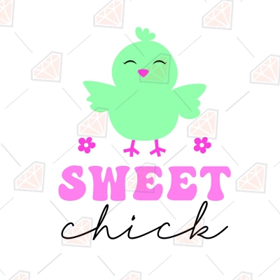 Sweet Chick SVG, Easter Bird SVG Instant Download | PremiumSVG
