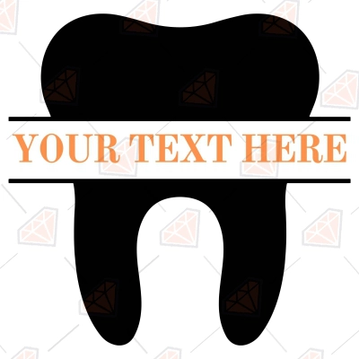 Teeth Monogram Svg & Clipart Files | PremiumSVG