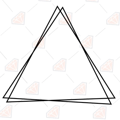 Triangle Frame SVG, Triangle SVG Vector | PremiumSVG
