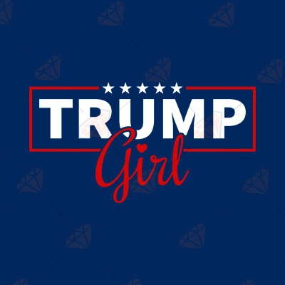 Trump Girl SVG, Trendy Trump Girl PNG | PremiumSVG