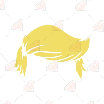Donald Trump Hair Silhouette