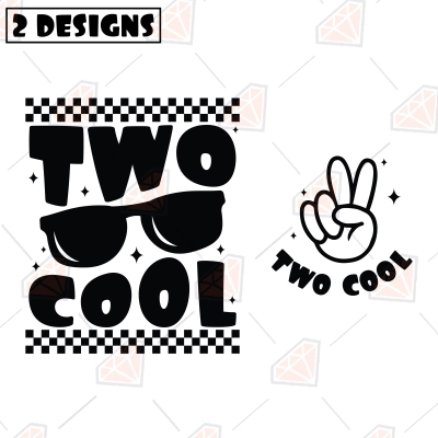 Two Cool SVG, Boy 2nd Birthday SVG | PremiumSVG