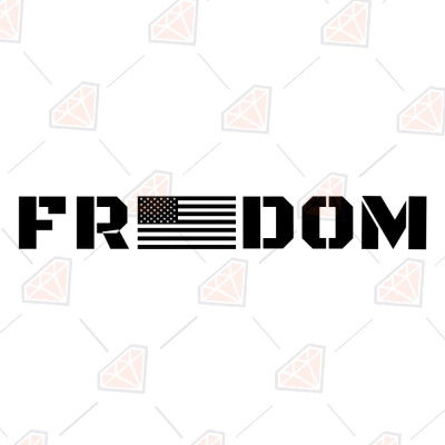 Freedom USA Flag SVG, Freedom SVG Cut File | PremiumSVG