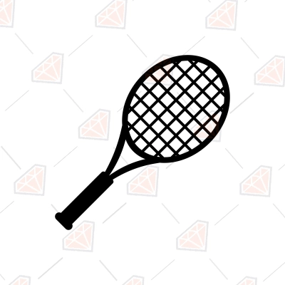 Vector Tennis Racket SVG, PNG, DXF Vector Files | PremiumSVG
