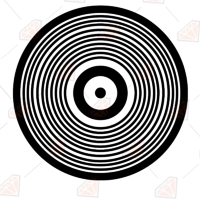Vinyl Records SVG, Music Disc Clipart Vector Files | PremiumSVG